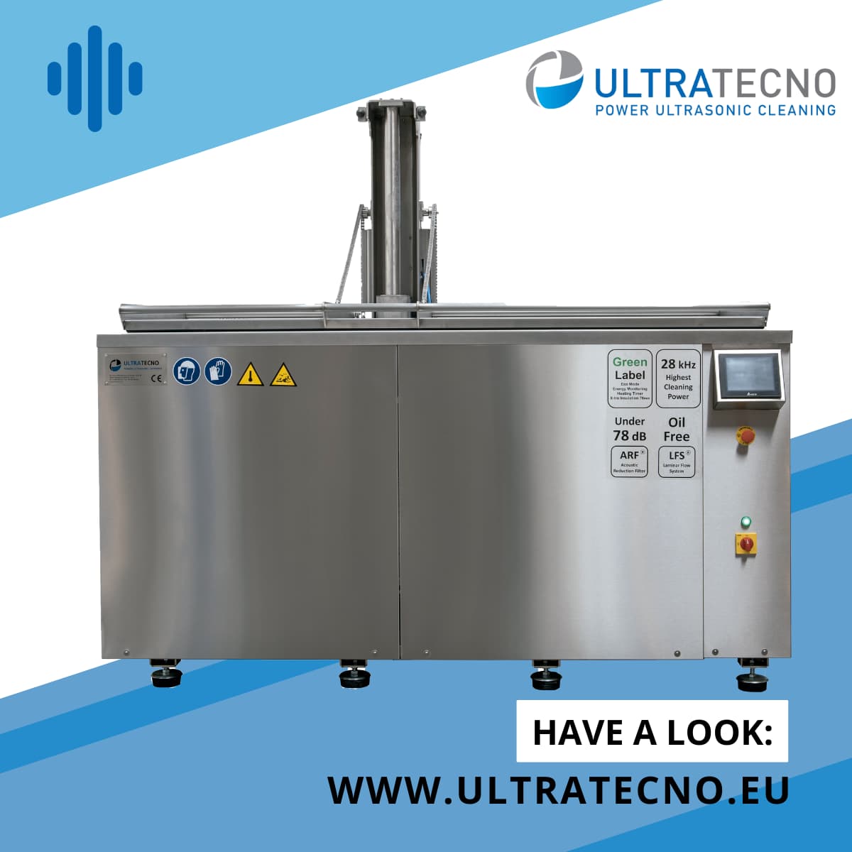 Ultrasonic cleaning equipment. Ultrasonic cleaner